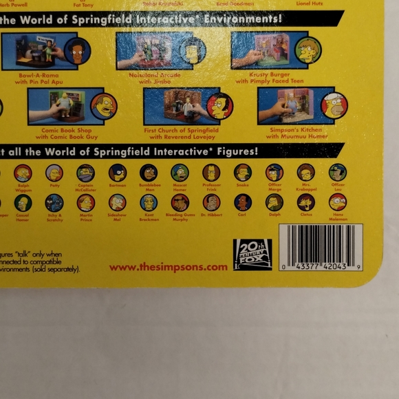 Playmates | Toys | The Simpsons Fat Tony Intelli Tronic Figure Series ...